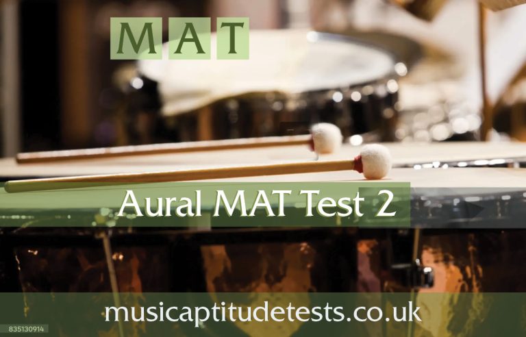 Aural Level MAT Practice Tests - digital audio mp3 download